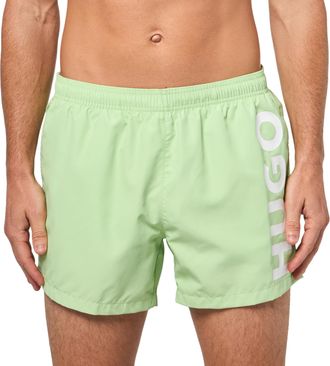 HUGO BOSS Herren Abas Swim Trunks Badehose, Nile Green, XL