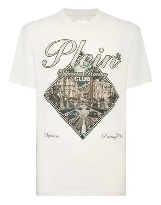 Philipp Plein T-Shirt Round Neck Ss Rombo Monaco