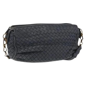 Bottega Veneta Sac bandouli&egrave;re vintage Pre-owned - Femme - Pre-owned - Bleu - Taille: ONE Size