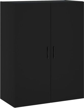 vidaXL Armoire murale noir 69,5x34x90 cm Vidaxl