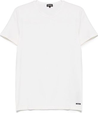 Ermenegildo Zegna t-shirt à encolure ronde - Tons neutres
