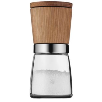 WMF Ceramill Nature Salz und Pfeffer Mühle, unbefüllt, für Salz, Pfeffer, Chilli, Salzmühle, Pfeffermühle Holz, Keramikmahlwerk