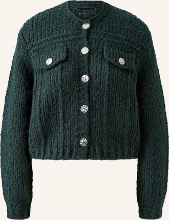Oui Strickjacke gruen