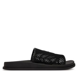 Calvin Klein Pantoletten Calvin Klein Mesh Mule Slides HW0HW02889 Schwarz