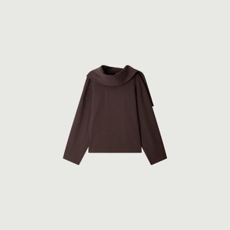 SOEUR SWEATSHIRT FREJA MARRON