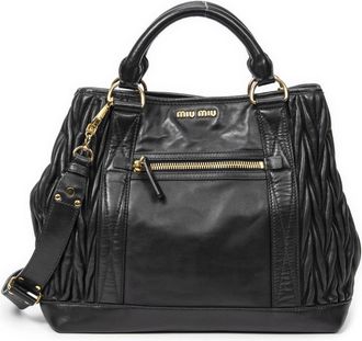 Miu Miu Crossbody Bags - Pocket Open Tote - Gr. unisize - in Schwarz - f&uuml;r Damen