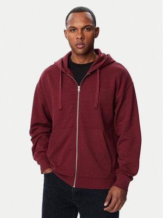 HUGO BOSS Sweatshirt Dapozip 50548651 Dunkelrot Relaxed Fit