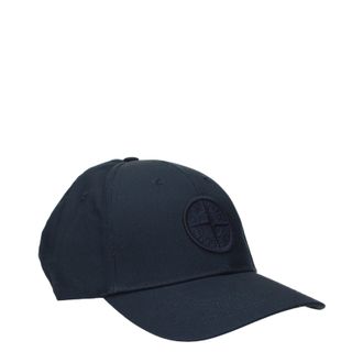 Stone Island Chapeaux Et Homme En Coton Bleu