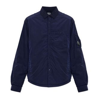 C.P. Company Isolierte Jacke mit Taschen - - Jackets - Herren - Blau - M