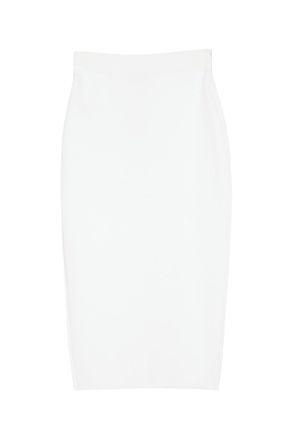 Elisabetta Franchi Womens Gonna Longutte Maglia Avorio Gonne Skirt