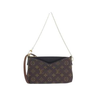 Louis Vuitton Pre-owned Monogram Palas Clutch Schultertasche - - Pre-owned - Damen - Braun - ONE SIZE