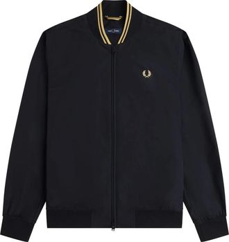 Fred Perry Homme, Vestes, Noir, Taille: L Brentham Bomber Jacket