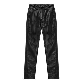 Anine Bing Regular Fit Denim Jeans - - Trousers - Damen - Schwarzk - W25
