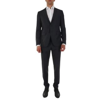 Karl Lagerfeld Einreihiger- zweiteiliger Anzug - - Suits - Herren - Blau - 2XL