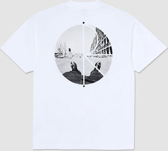 Polar Skate Co. Fill Logo Happy Sad T-Shirt white