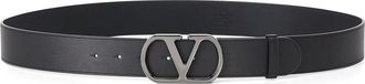 Valentino Garavani G&uuml;rtel - G&uuml;rtel mit Logo-Schnalle - Gr. 100 - in Schwarz - f&uuml;r Damen