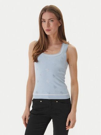 Guess Pullover W6GR17 Z0604 Himmelblau Regular Fit
