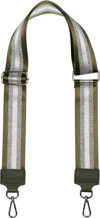 styleBREAKER Taschenzubeh&ouml;r Breiter Wechsel Taschengurt Metallic Streifen Muster