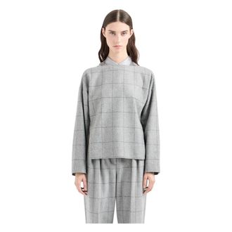 Emporio Armani Stilvolle Weste - - Tops - Damen - Grau - XS