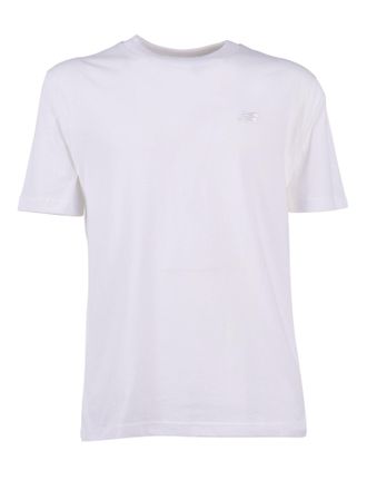 New Balance T-shirt New Balance Athletics en coton blanc