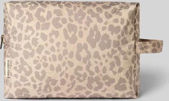 Studio Noos Kosmetiktasche mit Allover-Animal-Print Modell Puffy