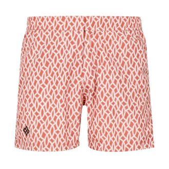 Tagliatore Geometrisch Gemusterte Bademode - - Swimwear - Herren - Braun - S