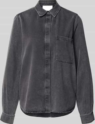 Juvia Regular Fit Hemdbluse mit Brusttasche