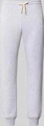 Review Slim Fit Sweatpants mit Tunnelzug