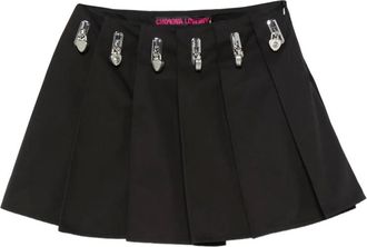 Chopova Lowena jupe à design plissé - Noir