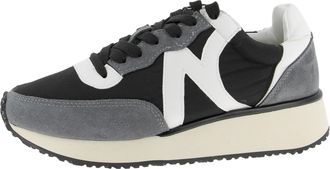 Andrea Conti Damen Mid Top Sneaker, schwarz/d.grau/weiß, 38 EU
