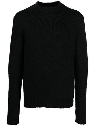 Jil Sander pull à col rond - Noir