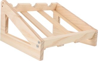 BESPORTBLE Weinregal aus Massivholz Vintage Flaschenhalter f&uuml;r Standard Weinflaschen Tragbares Holzregal f&uuml;r Zuhause Bar und Restaurant