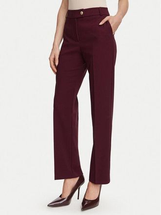 Rinascimento Rinascimento Stoffhose CFC0131088003 Dunkelrot Regular Fit