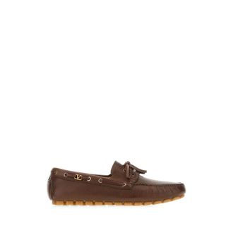 Valentino Garavani Stilvolle Loafer - - Shoes - Herren - Braun - 39 1/2 EU