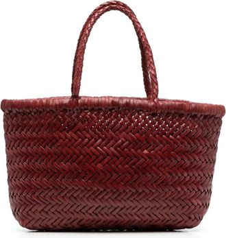 Dragon Diffusion Femme, Sacs, Rouge, Taille: ONE Size Sac Fourre-Tout en Cuir Rouge Tiss&eacute;