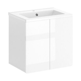 Vicco Ensemble de meubles de salle de bain Izan, Blanc