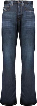 Diesel Homme, Jeans, Bleu, Taille: W30 Pantalon long &agrave; imprim&eacute; denim