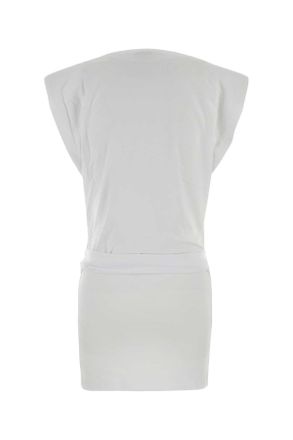 Isabel Marant Jersey Mini Dress - White
