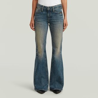 G-Star Stevey Flare Jeans - Dunkelblau - Damen