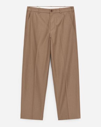 Arket Hose Aus Wollmischung -Braun