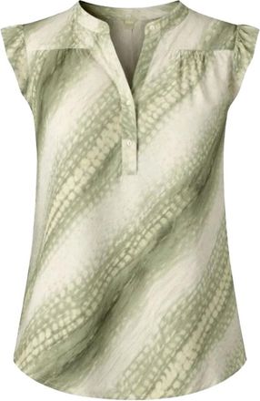 2-Biz Femme, Blouses et Chemises, Vert, Taille: 38 FR Stripe Shirt