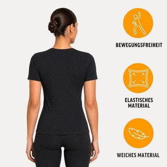 Smilodox T-Shirt Velvara, Leo-Muster, Slim Fit Shirt mit Stretch, f&uuml;r Gym & Freizeit Rundhals, Kurzarm, schnelltrocknend, Leo-Print