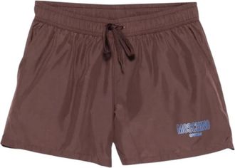 Moschino Homme, Maillots de bain, Brun, Taille: M Swim Shorts