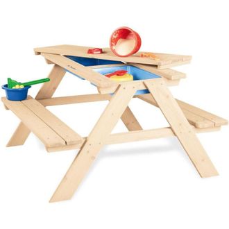 Pinolino Kindersitzgruppe Matsch-Nicki f&uuml;r 4 Kinder, natur