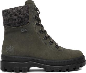 Rieker Schn&uuml;rschuhe Rieker CEO-X8233-54 Dunkelgr&uuml;n