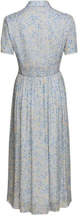 Highmoor Midikleid Hemdblusenkleid mit G&auml;nsebl&uuml;mchen