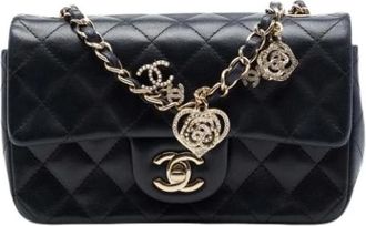 Chanel Pre-owned Quilted Lambskin Crossbody - - Pre-owned - Damen - Schwarzk - ONE SIZE