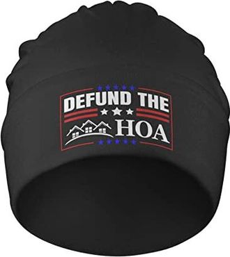 Generic Homme Femme Bonnets De Ski D&eacute;manteler LAssociation De Copropri&eacute;taires (Une Blague) Hiver Chapeaux Doux Bonnet &Agrave; Revers Chaud Bonnet dhiver pour Quotid