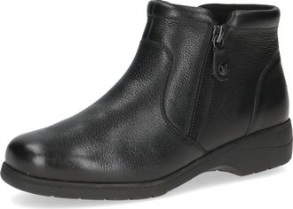 Caprice Caprice Comfort Damen Stiefeletten aus Leder Mehrweite H, Schwarz (Black Nappa), 37 EU