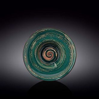 Wilmax England Wilmax WL-669523/A Porzellan Tiefe Platte, Grün, 22.5cm Durchmesser, 1100mL Kapazität